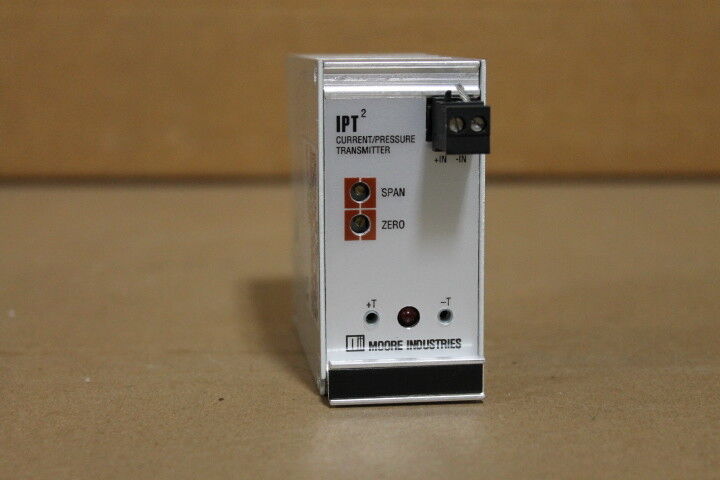 Moore Industries IPT2/4-20MA/3-27SIG/35PSI-FA7 Current/Pressure Transm ...